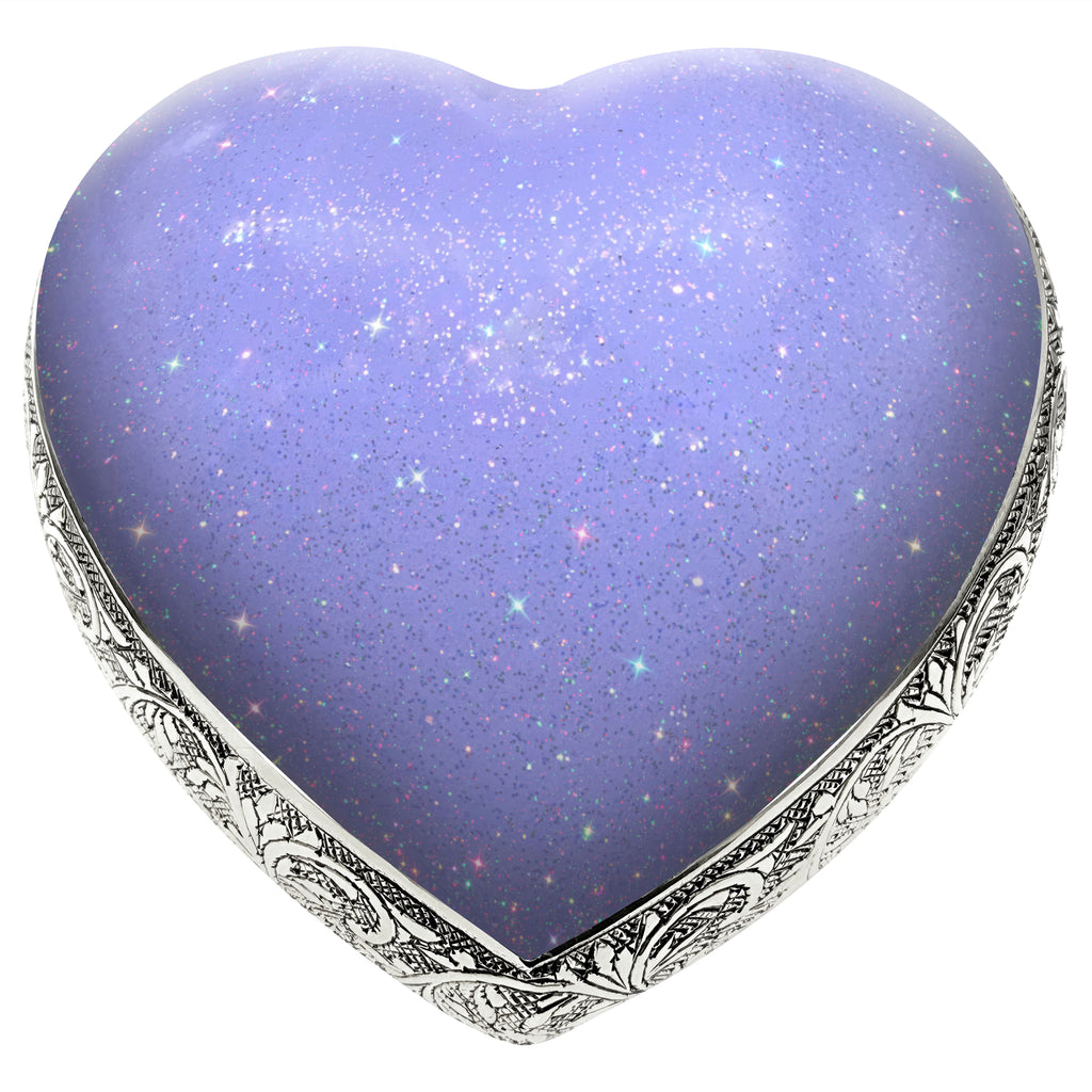 Sparkly Purple Baby or Child Cremation Urn – Eternal Elegance