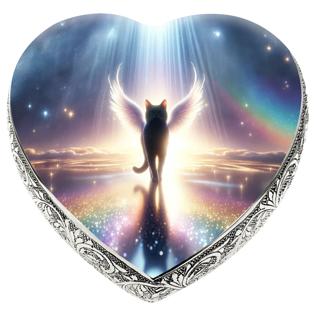 Rainbow Bridge Cat Urn – Eternal Elegance